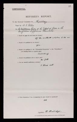 Walter Stanley Stiles | The Royal Society: Science in the Making