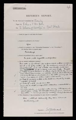 John Alfred Valentine Butler | The Royal Society: Science in the Making