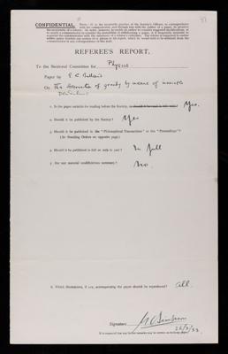 Edward Crisp Bullard | The Royal Society: Science in the Making