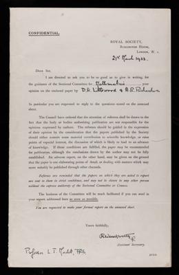 Louis Joel Mordell | The Royal Society: Science in the Making