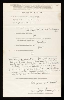 Harold Munro Fox | The Royal Society: Science in the Making