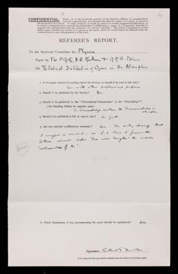 Gilbert Thomas Walker | The Royal Society: Science in the Making