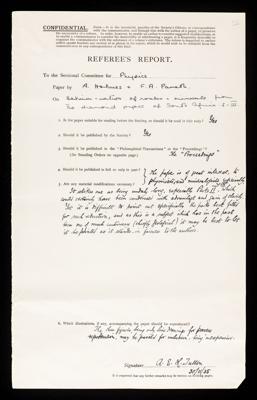 Friedrich Adolf Paneth | The Royal Society: Science in the Making