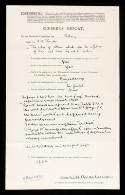 Henry Gerard Thornton | The Royal Society: Science in the Making