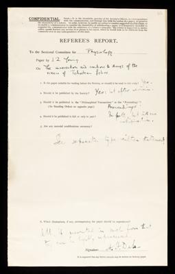 John Zachary Young | The Royal Society: Science in the Making