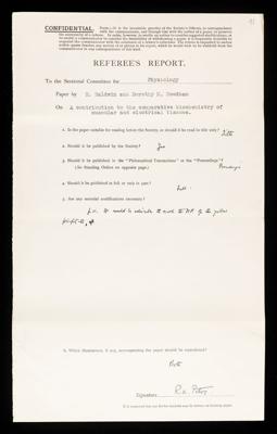 Rudolph Albert Peters | The Royal Society: Science in the Making