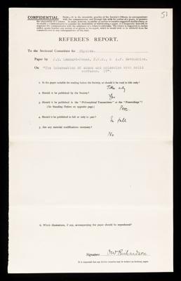 John Edward Lennard-Jones | The Royal Society: Science in the Making