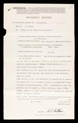 Alexander Craig Aitken | The Royal Society: Science in the Making