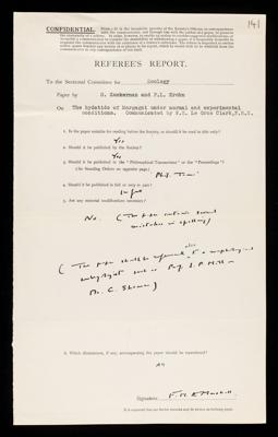 Solly Zuckerman | The Royal Society: Science in the Making