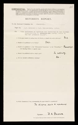 Harry Medforth Dawson | The Royal Society: Science in the Making