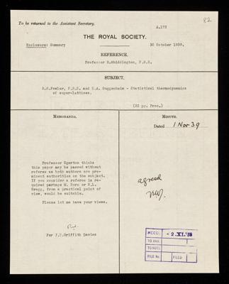 Edward Armand Guggenheim | The Royal Society: Science in the Making