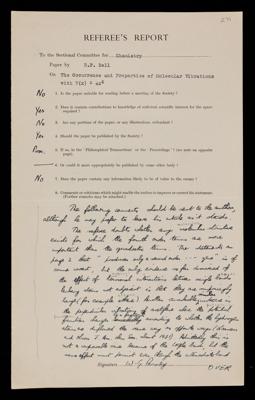 William George Penney | The Royal Society: Science in the Making