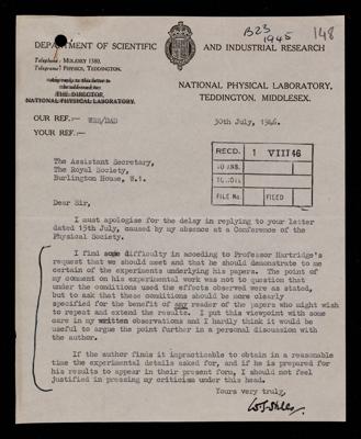 Walter Stanley Stiles | The Royal Society: Science in the Making