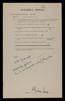 Herbert Graham Cannon | The Royal Society: Science in the Making