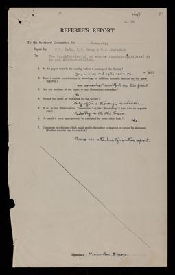 Louis Harold Gray | The Royal Society: Science in the Making