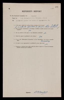 Rex Edward Richards | The Royal Society: Science in the Making