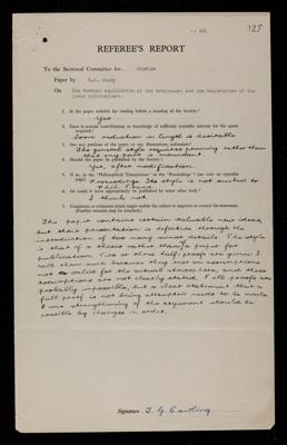 Thomas George Cowling | The Royal Society: Science in the Making