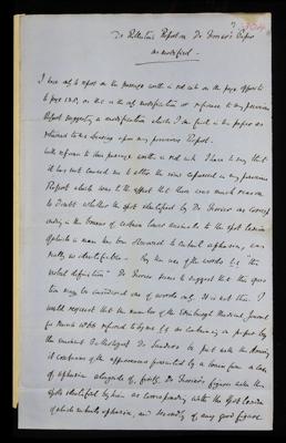 Letter from David Ferrier, on his paper 'The localization of function ...