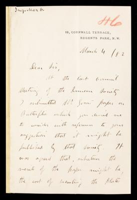 George John Romanes | The Royal Society: Science in the Making