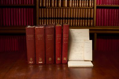 Referee's report by Benjamin Collins Brodie and Richard Partridge, on a ...